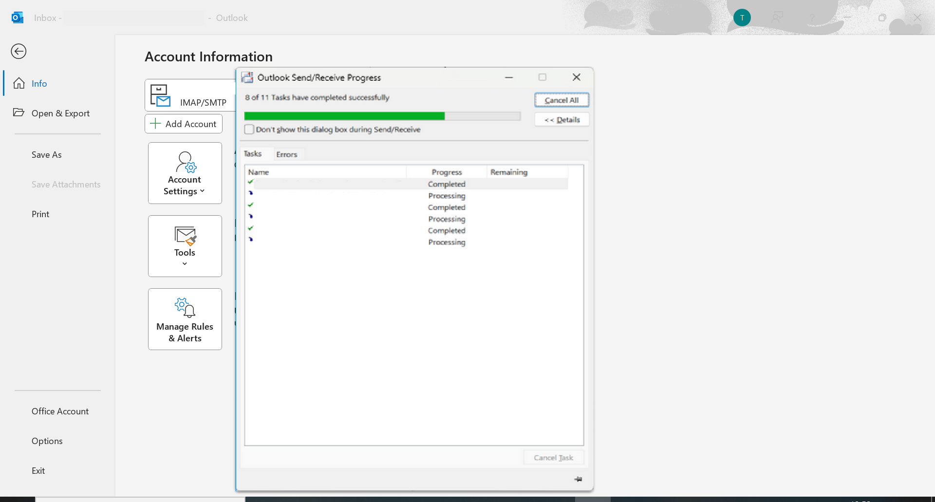 Export data using Outlook – The Messaging Company