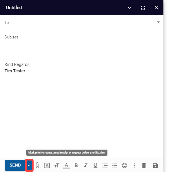 Request read receipts on Webmail – The Messaging Company Request read receipts on Webmail – The Messaging Company