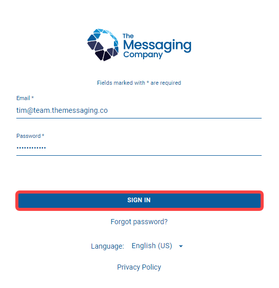 Sign in to Webmail – The Messaging Company